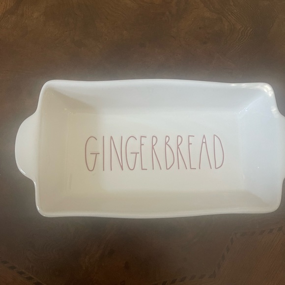 Rae Dunn | Holiday | Rae Dunn Gingerbread White Loaf Baking Dish ...